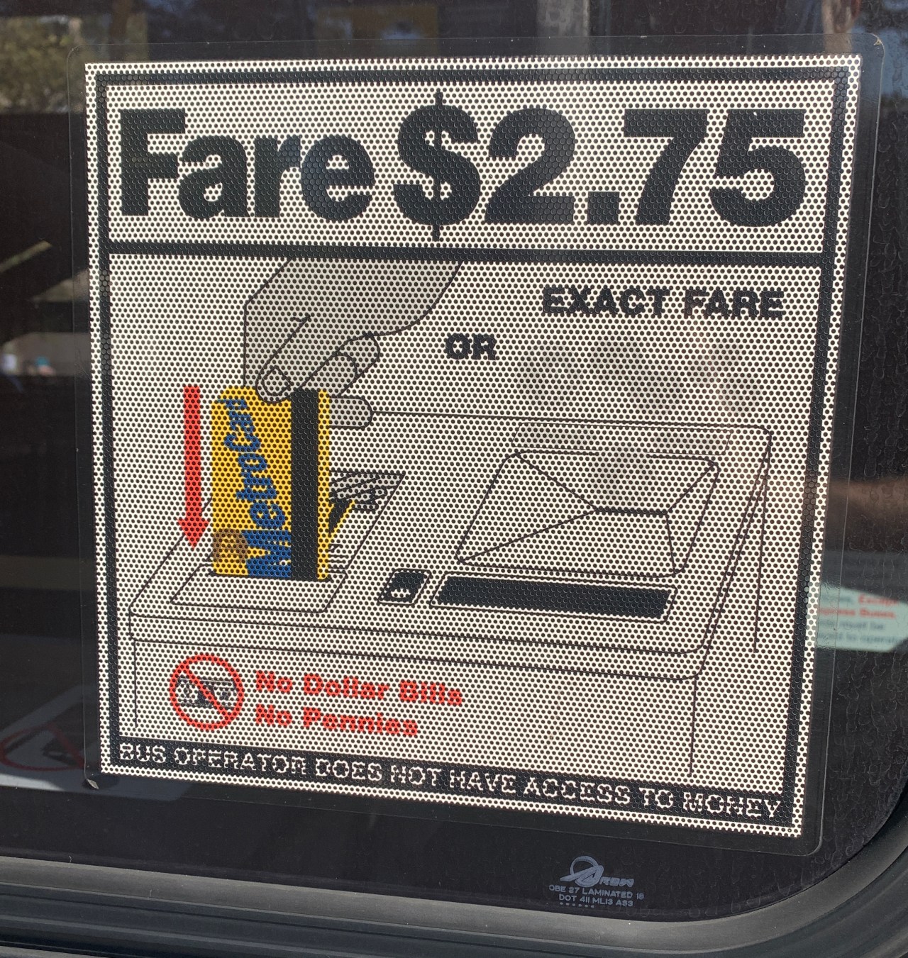 bus fare sign – Streetsblog New York City